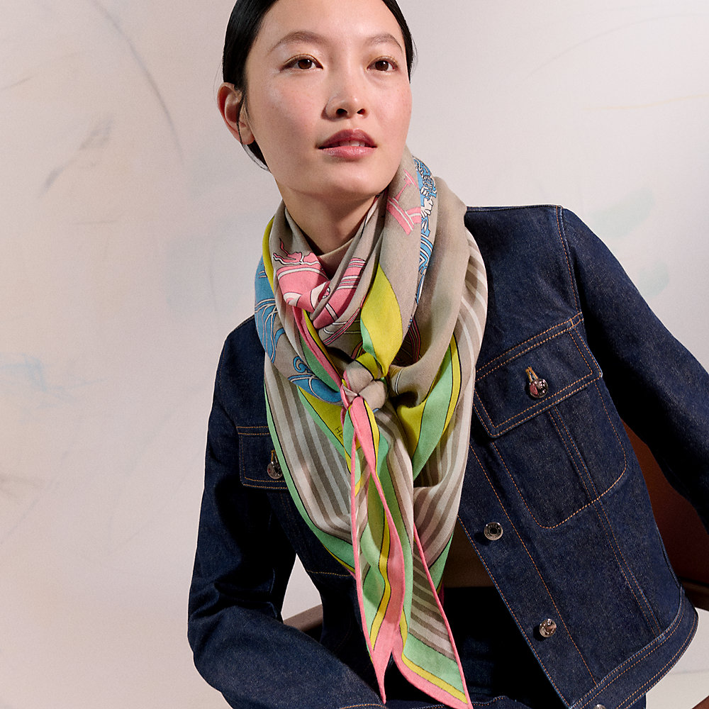 Ex-Libris giant triangle - Pink | Hermès Malaysia